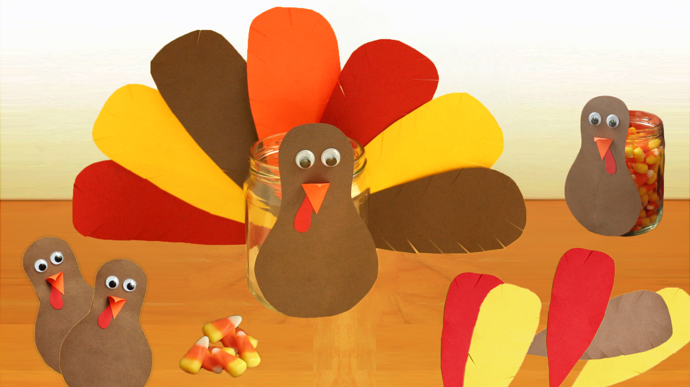 DIY Thanksgiving Turkey Craft Mother Goose Club