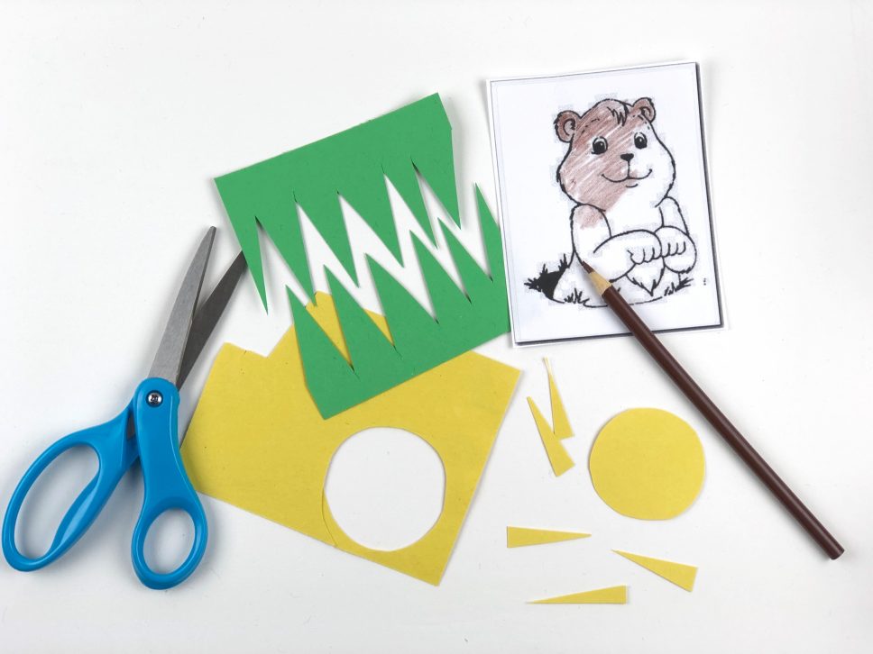 Groundhog Day Paper Plate Craft - Mother Goose Club