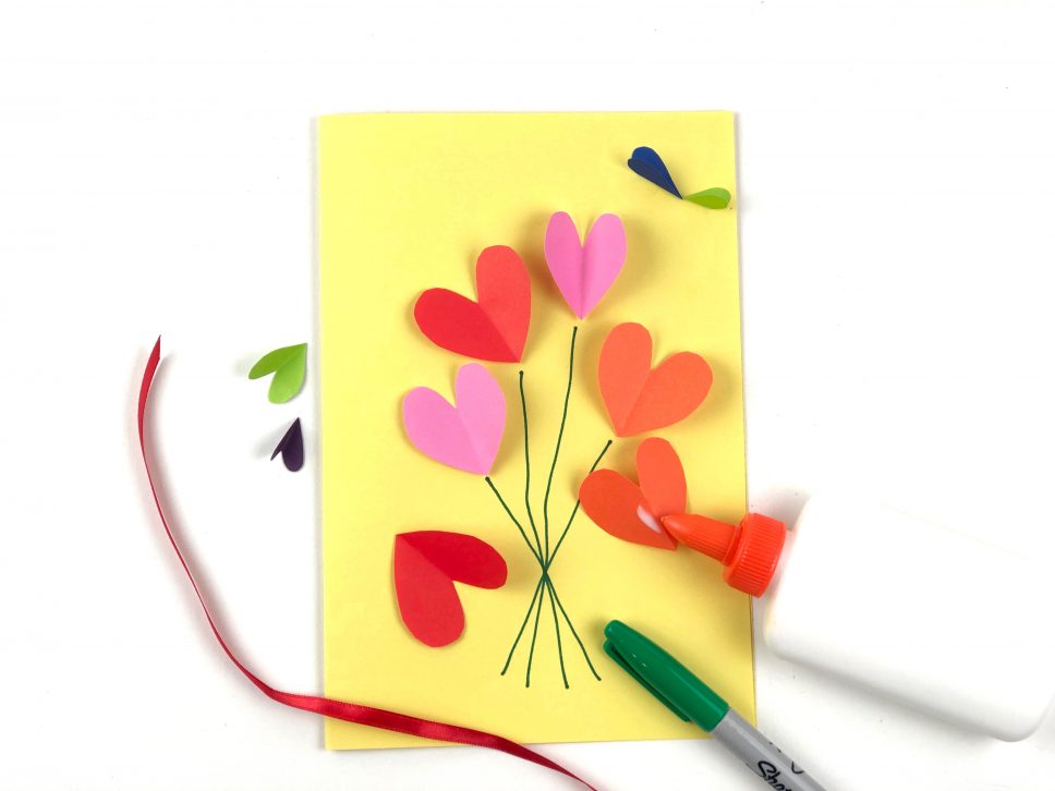 Valentine's Day Bouquet Card Craft - Mother Goose Club