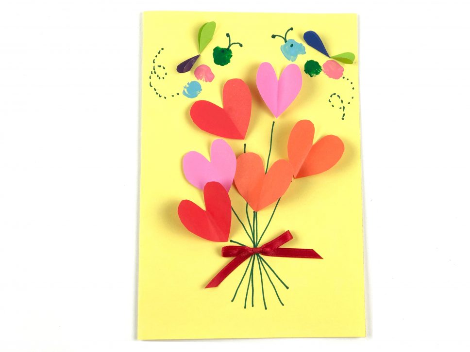 Valentine's Day Bouquet Card Craft - Mother Goose Club