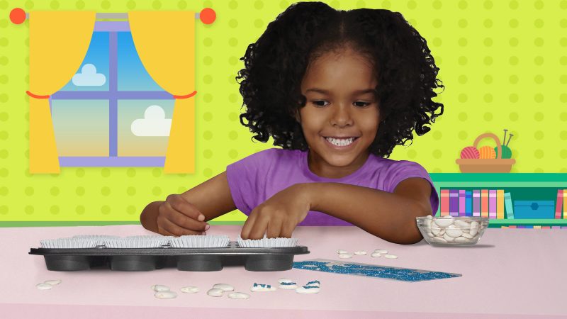 Alphabet Beans Craft/Game - Mother Goose Club