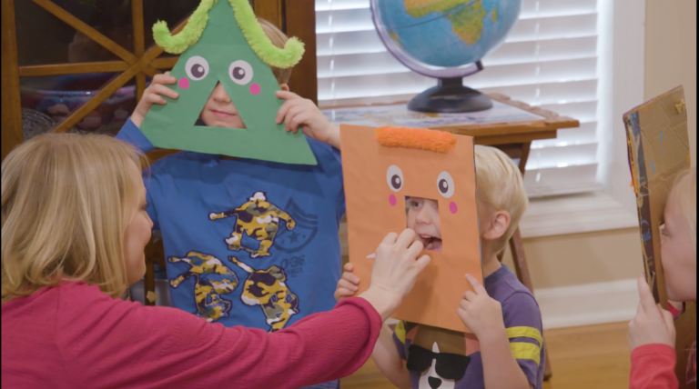 Hungry Shape Monsters - Mother Goose Club