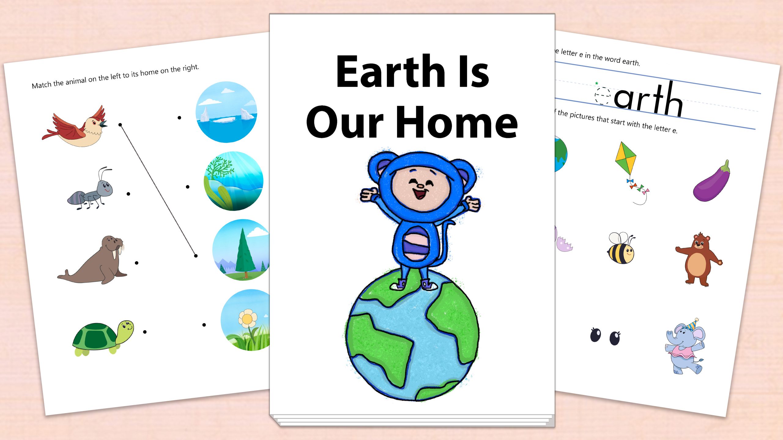 Earth Is Our Home - Printables - Mother Goose Club