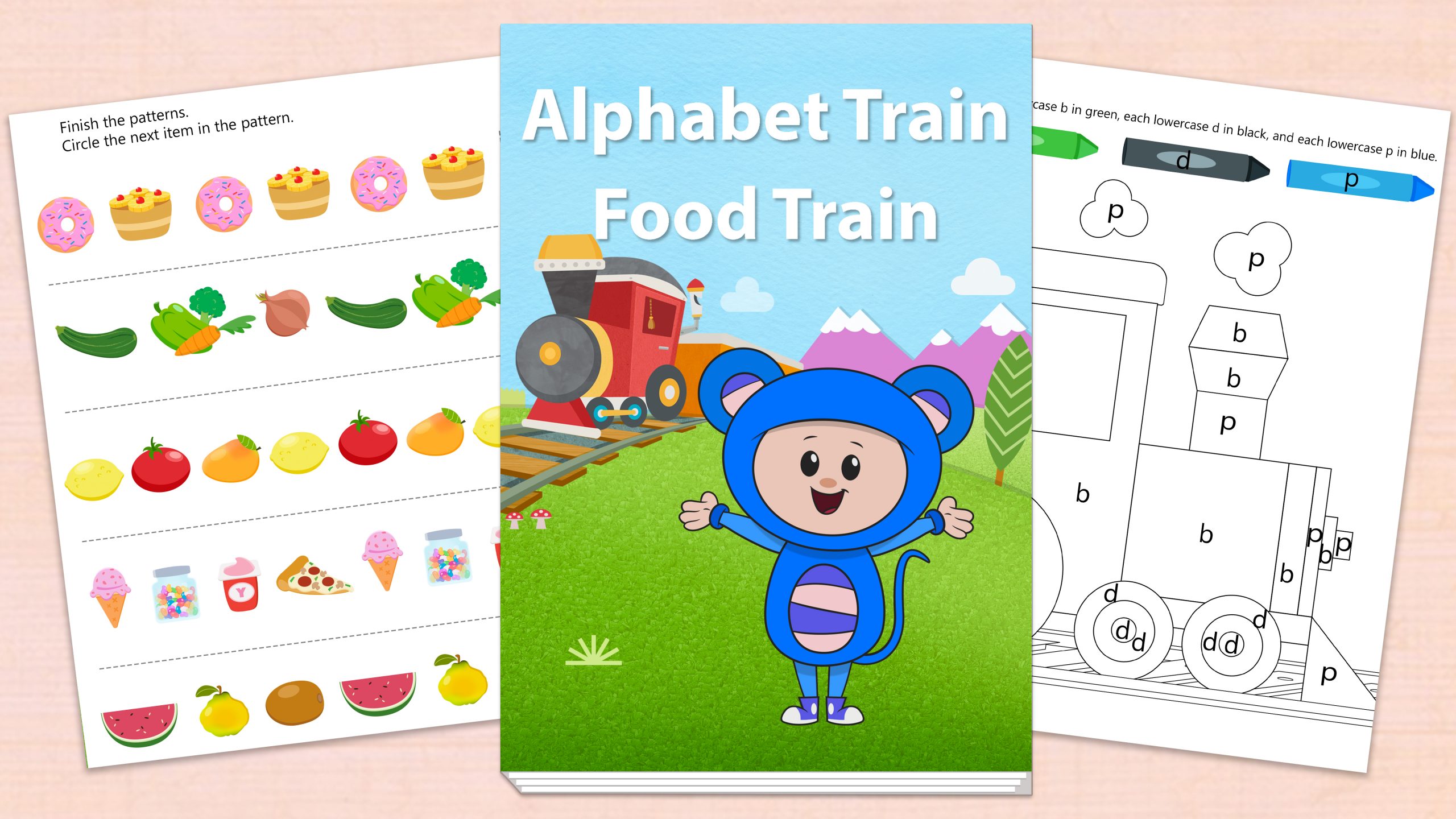Alphabet Train Food Train Printables Mother Goose Club