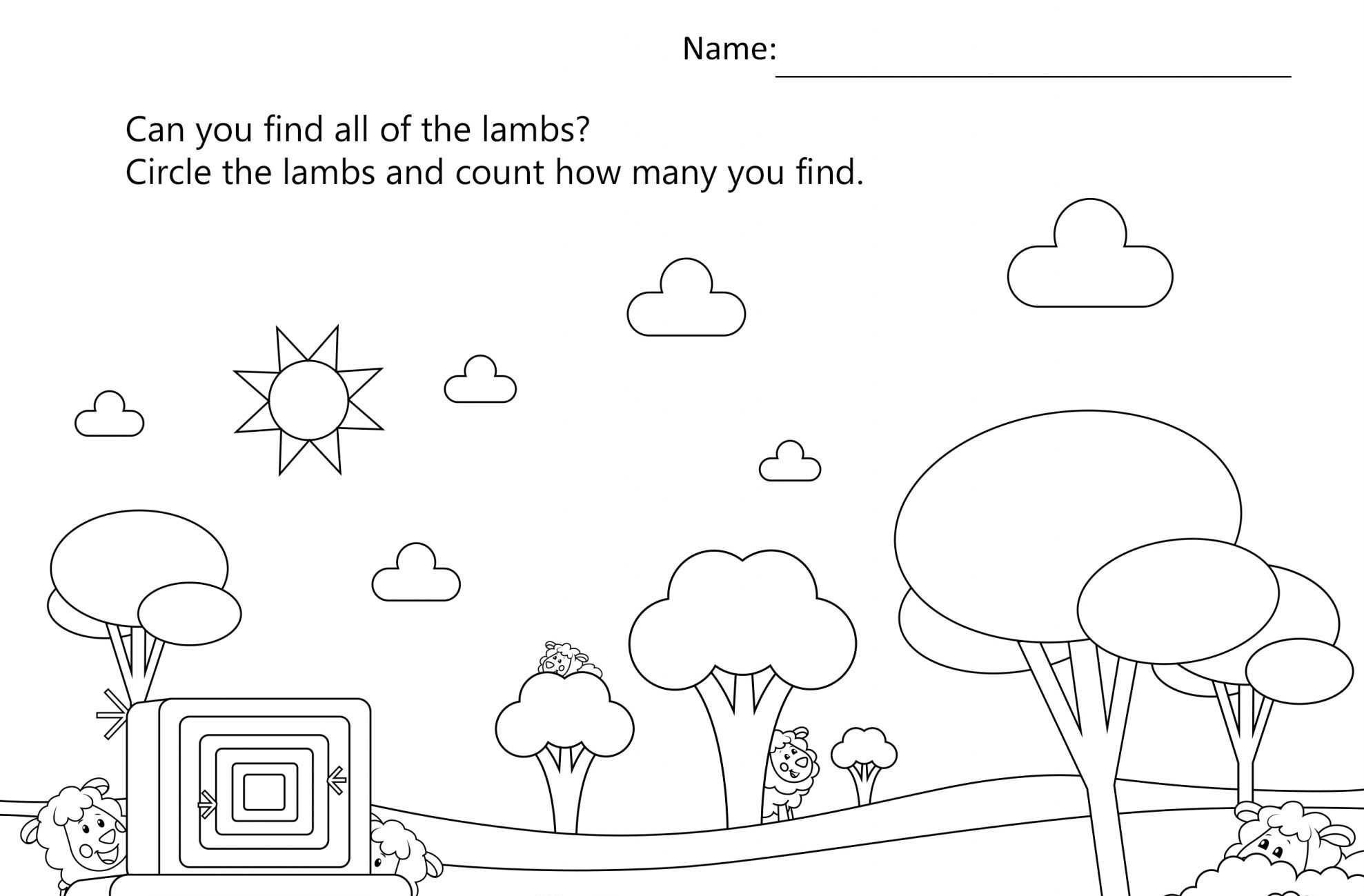 Mary Had a Little Lamb - Activity 3 - Mother Goose Club