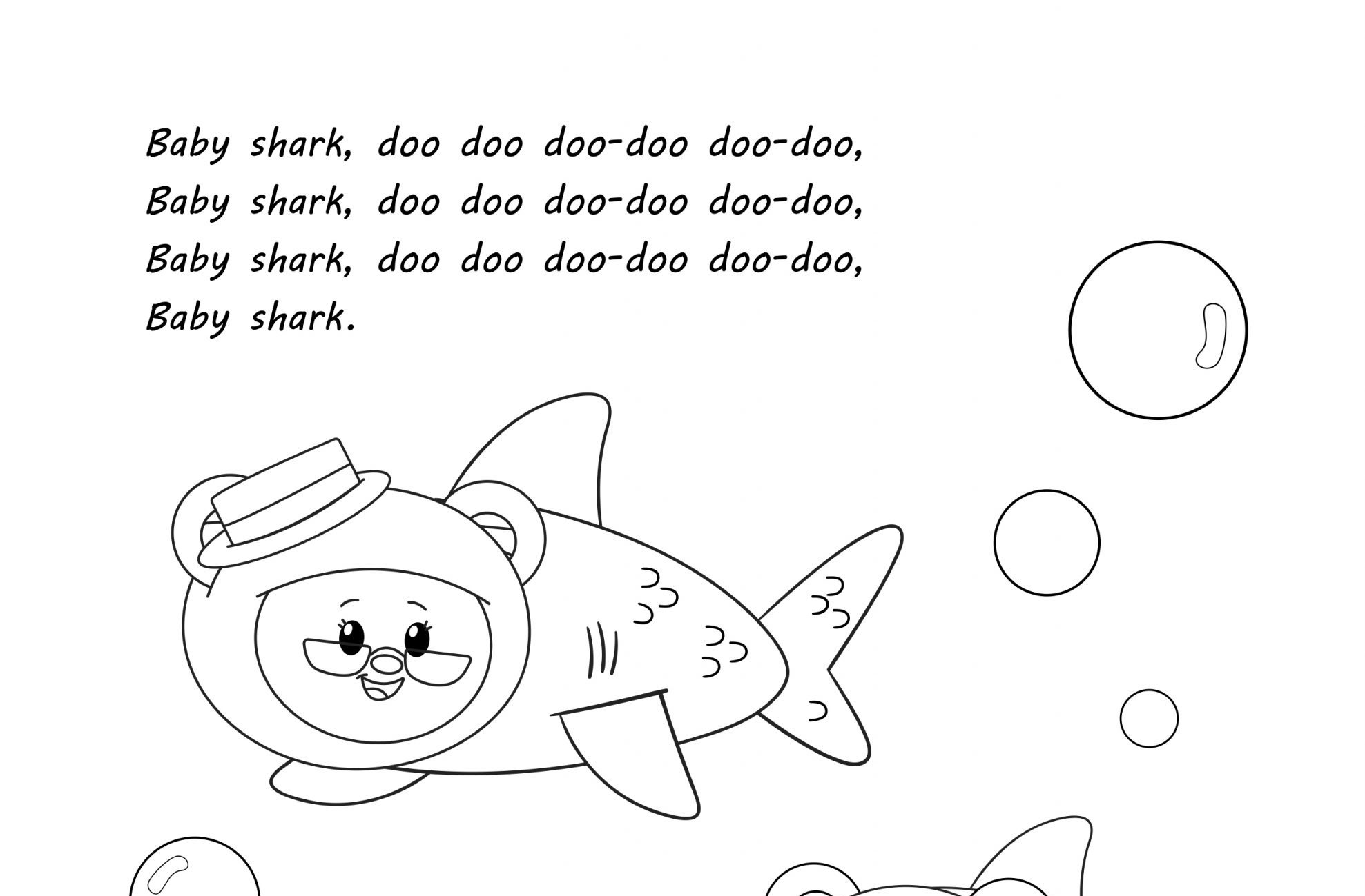 Baby Shark - Activity 2 - Mother Goose Club