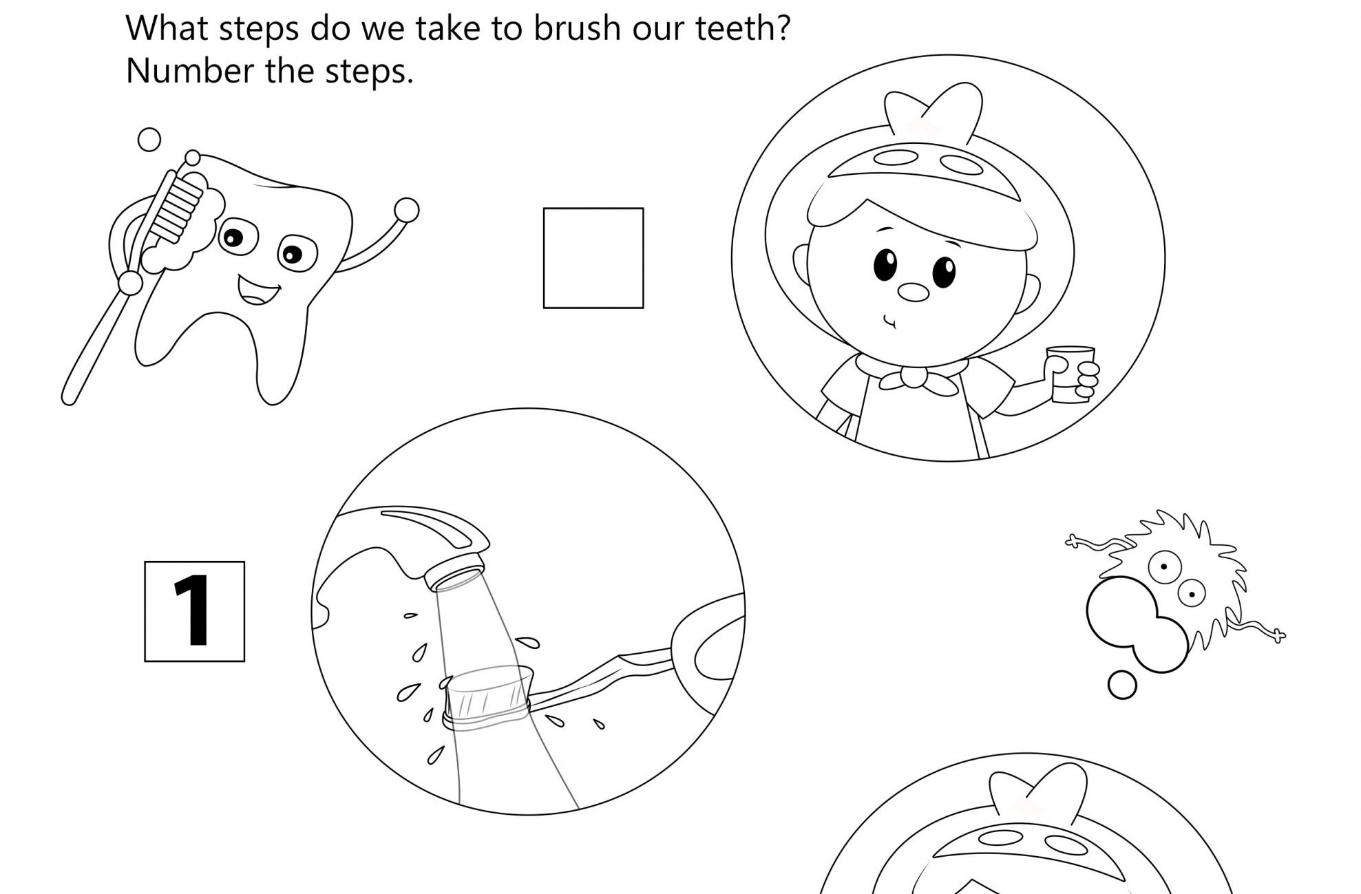 Brush Your Teeth - Activity 3 - Mother Goose Club