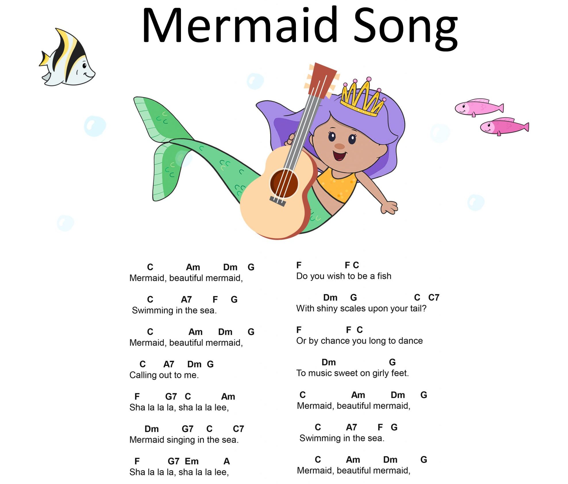 Mermaid Song - Activity 2 - Mother Goose Club
